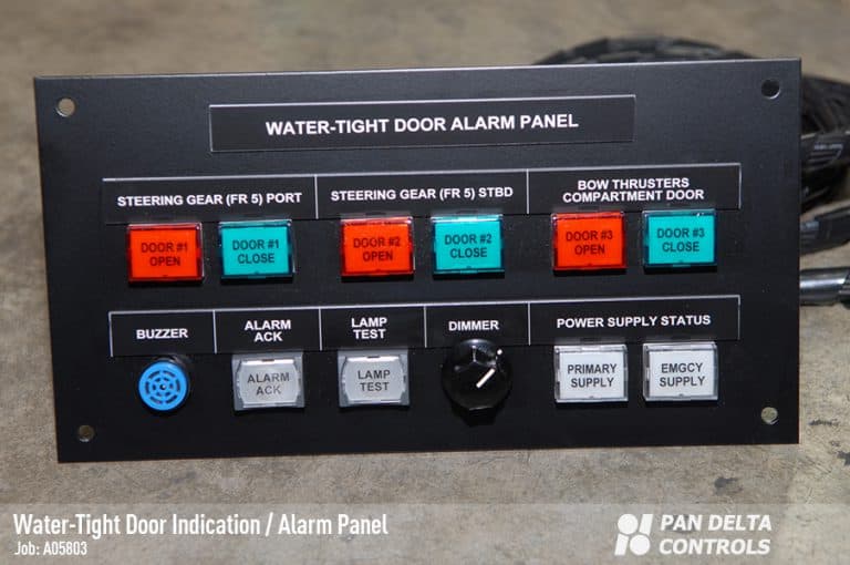 Watertight Door Alarm Panel - Pan Delta Controls Pte Ltd