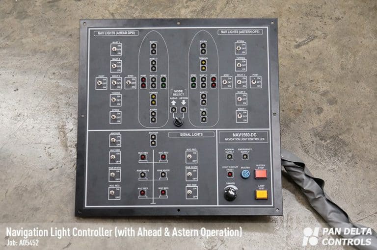 Navigation Light Control Panel - Pan Delta Controls Pte Ltd