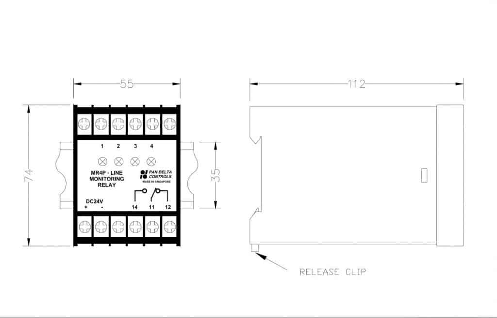 MR-4C / MR-4D / MR-4L / MR-4P - LINE MONITORING (WIREBREAK) RELAY ...