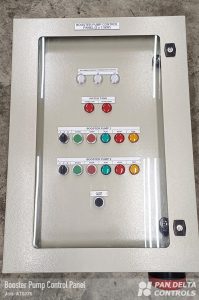 Booster Pump Control Panel - Pan Delta Controls Pte Ltd