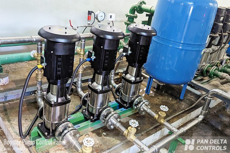 Booster Pump Control Panel - Pan Delta Controls Pte Ltd